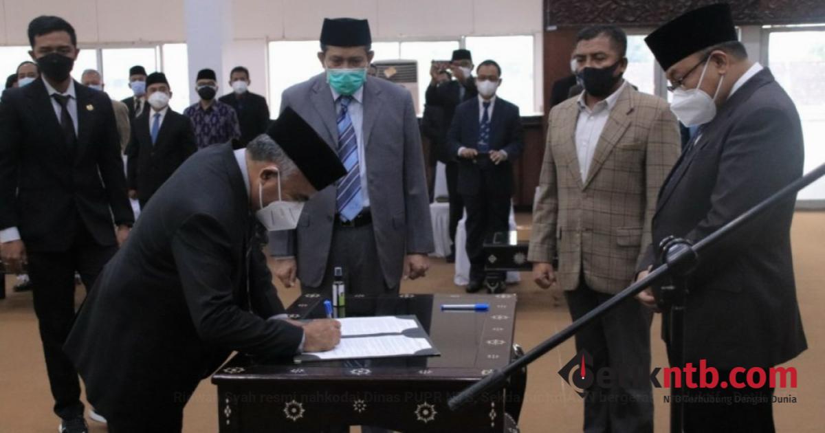 Ridwan Syah resmi nahkodai Dinas PUPR NTB, Sekda tuntut ASN bergerak ...
