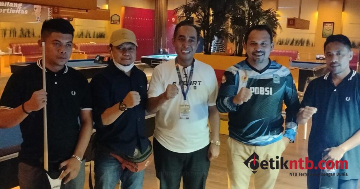 Atlet billiard Bima optimis raih medali usai kalahkan Kota Bima di 16 ...